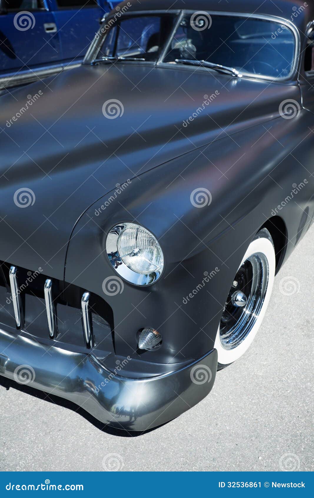American Classic Car, Front View Stock Image - Image of luxury, chevy ...