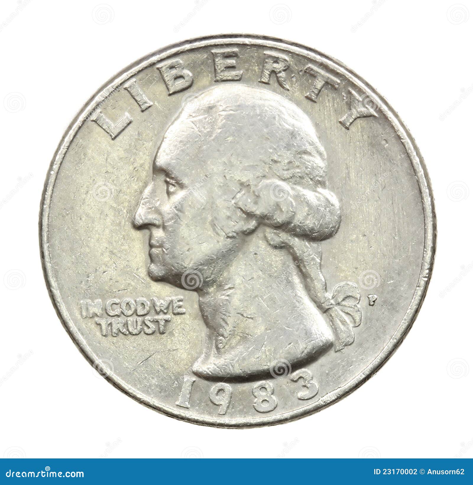 The American Coin in Twenty Five Cents Stock Photo - Image of quarter ...