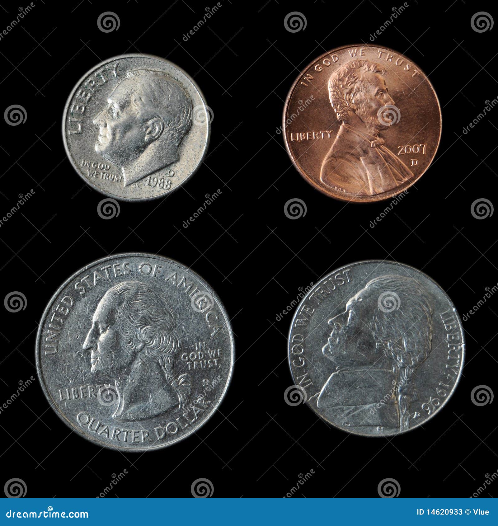 American Coins stock image. Image of economy, funds, financial - 14620933