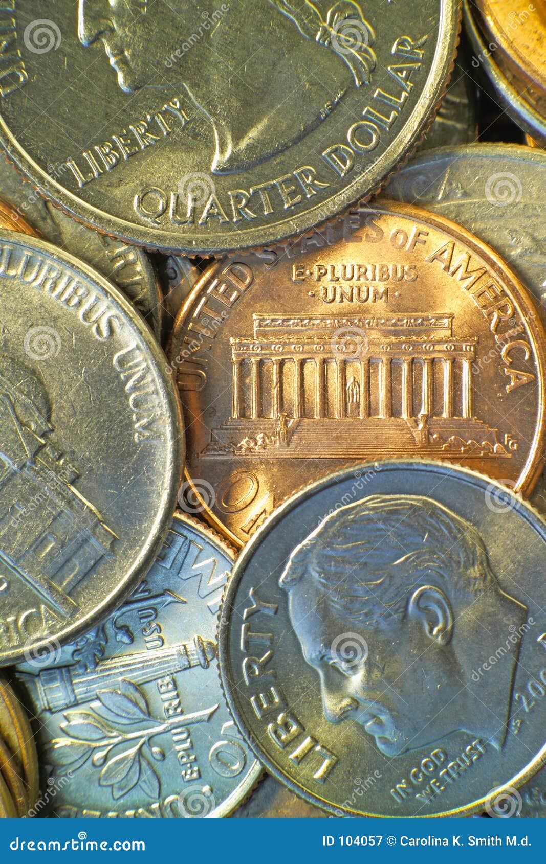 American coins 2 stock image. Image of washington, cents - 104057