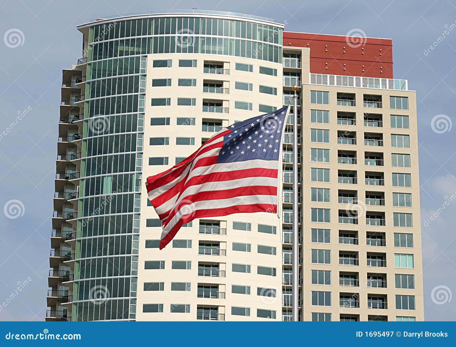 American Condos stock image. Image of construction, tall - 1695497