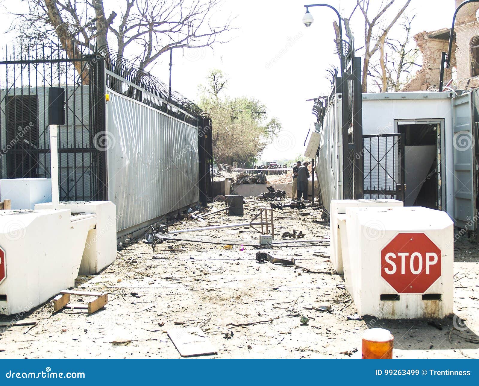 American Consulate Attack in Peshawar, Pakistan Editorial Stock Image ...