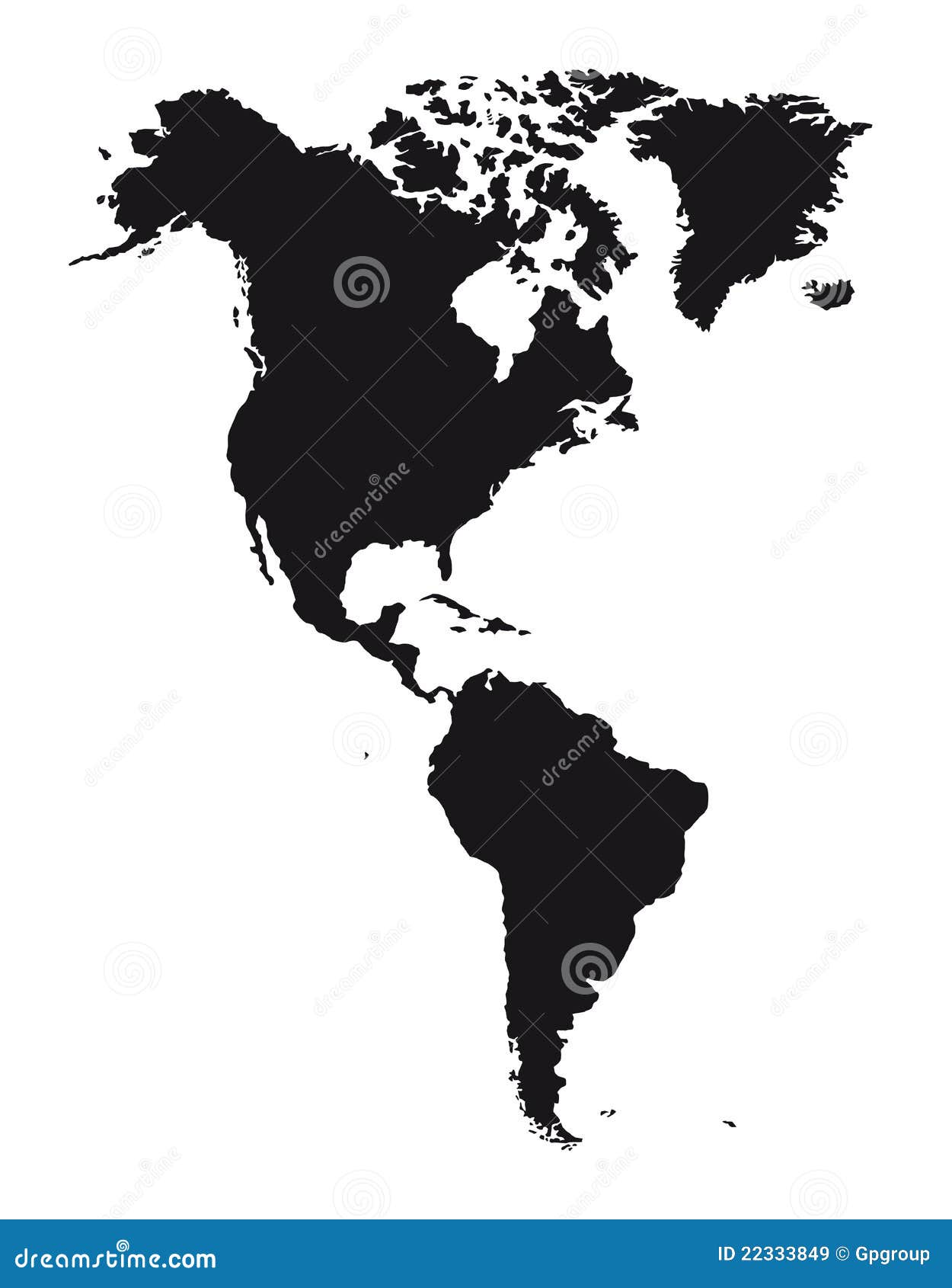 The American Continent Maps Royalty-Free Stock Photo | CartoonDealer ...