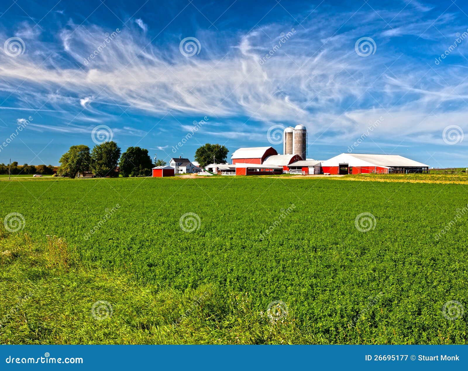 American Country Farm stock image. Image of building - 26695177