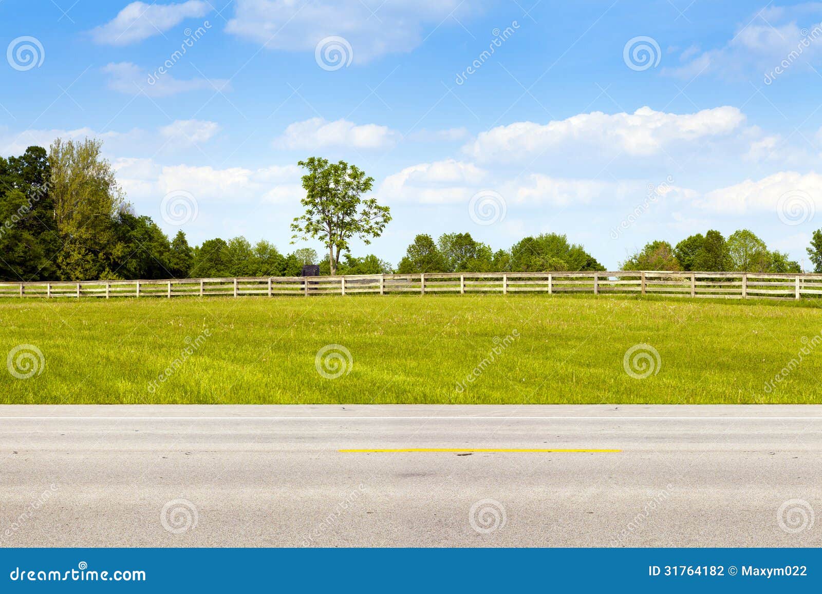 American Country Road stock photo. Image of main, path - 31764182