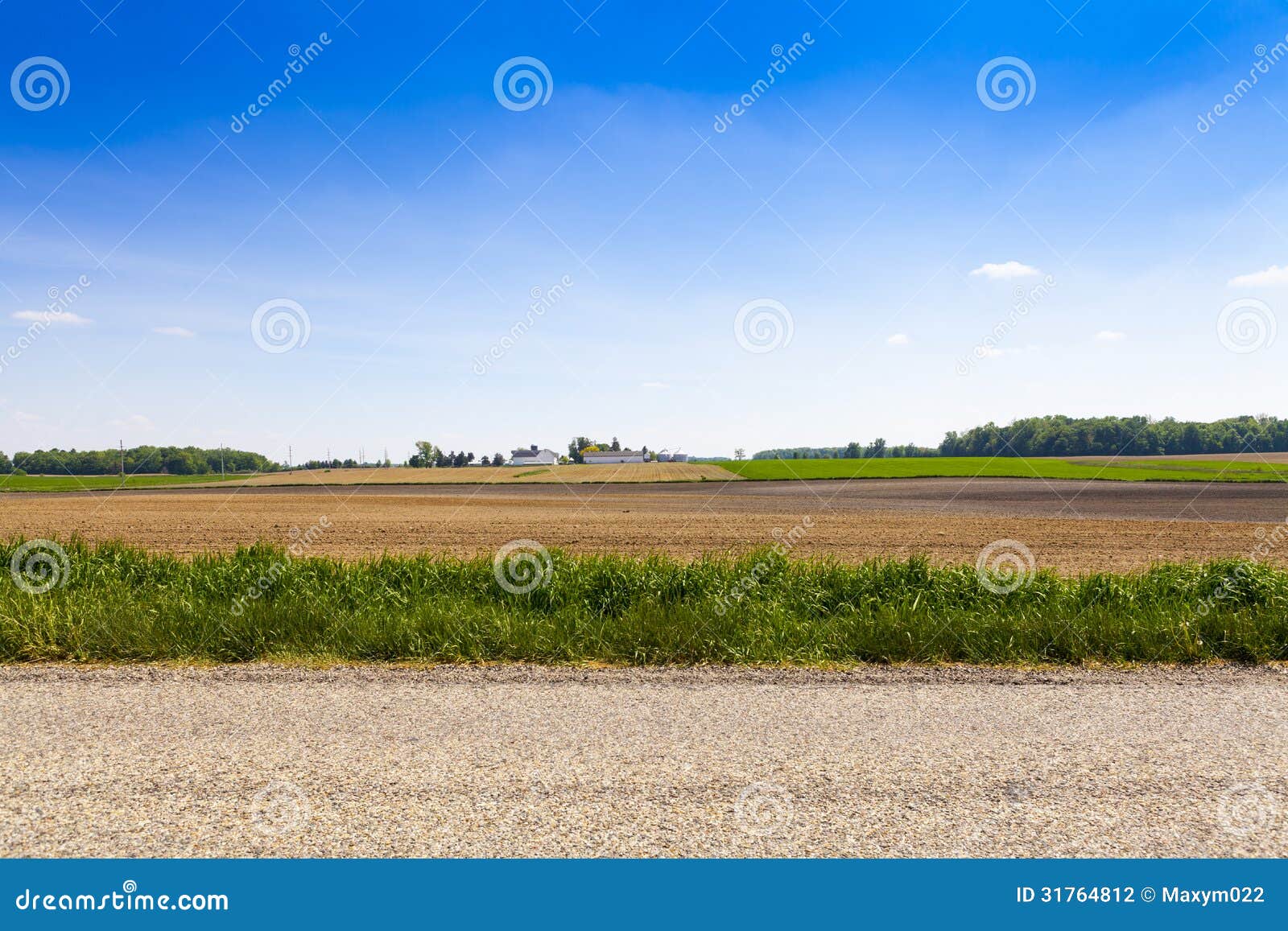 American Country Road stock photo. Image of high, country - 31764812