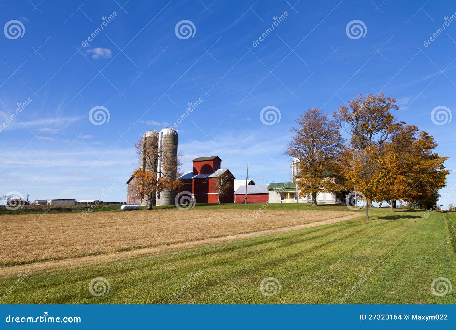 American Countryside stock photo. Image of blue, country - 27320164