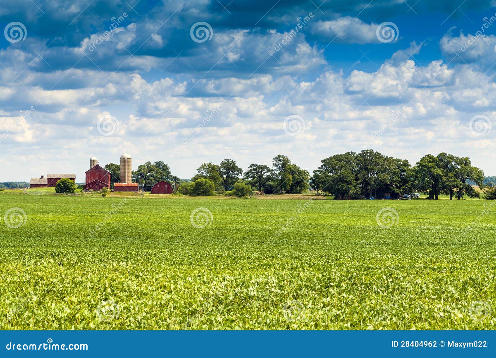 American Countryside stock photo. Image of house, farming - 28404962