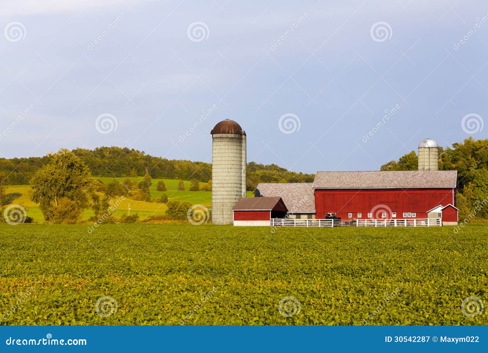 American Countryside stock image. Image of farming, country - 30542287