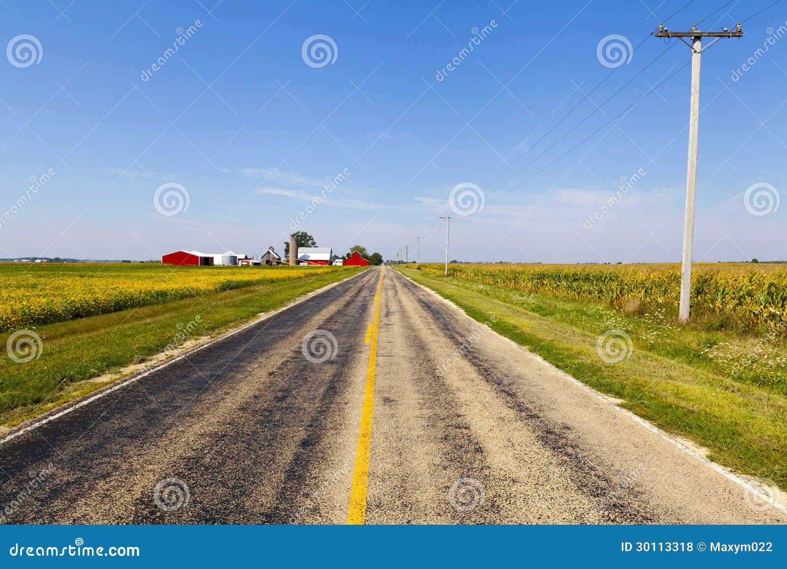 American Countryside stock photo. Image of grass, meadow - 30113318
