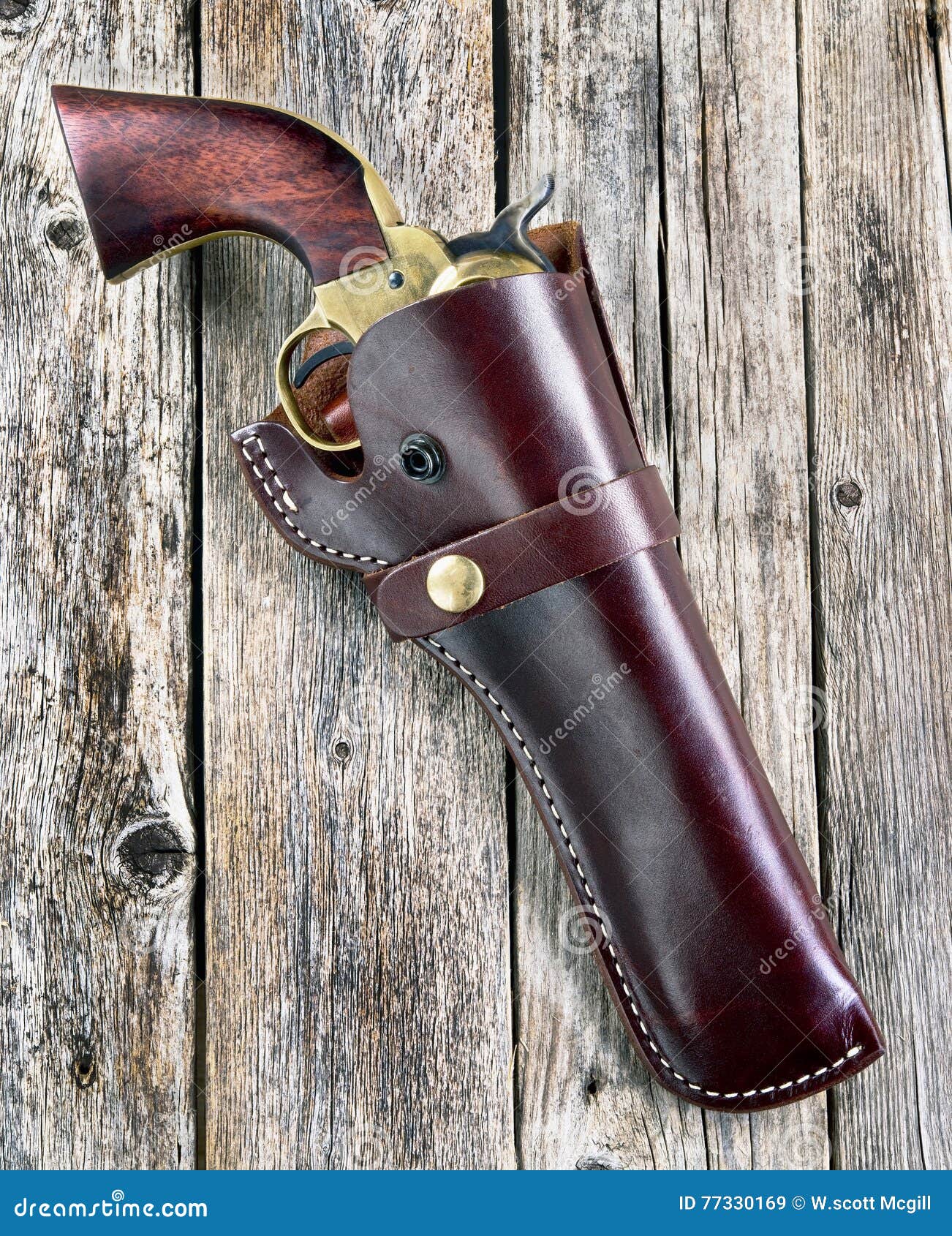 American Cowboy Pistol. stock image. Image of defense - 77330169