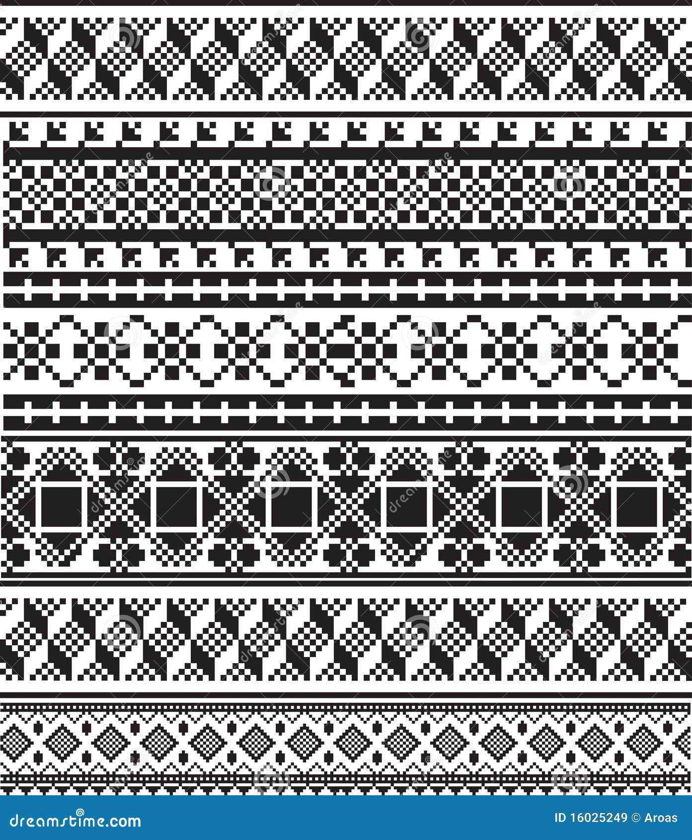 American culture pattern stock vector. Illustration of figures - 16025249