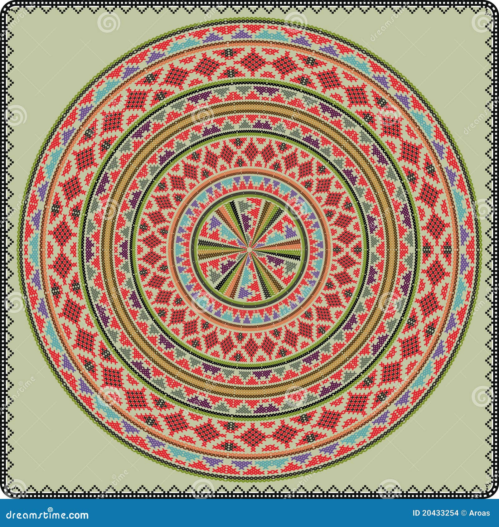 American culture pattern stock vector. Illustration of mexico - 20433254