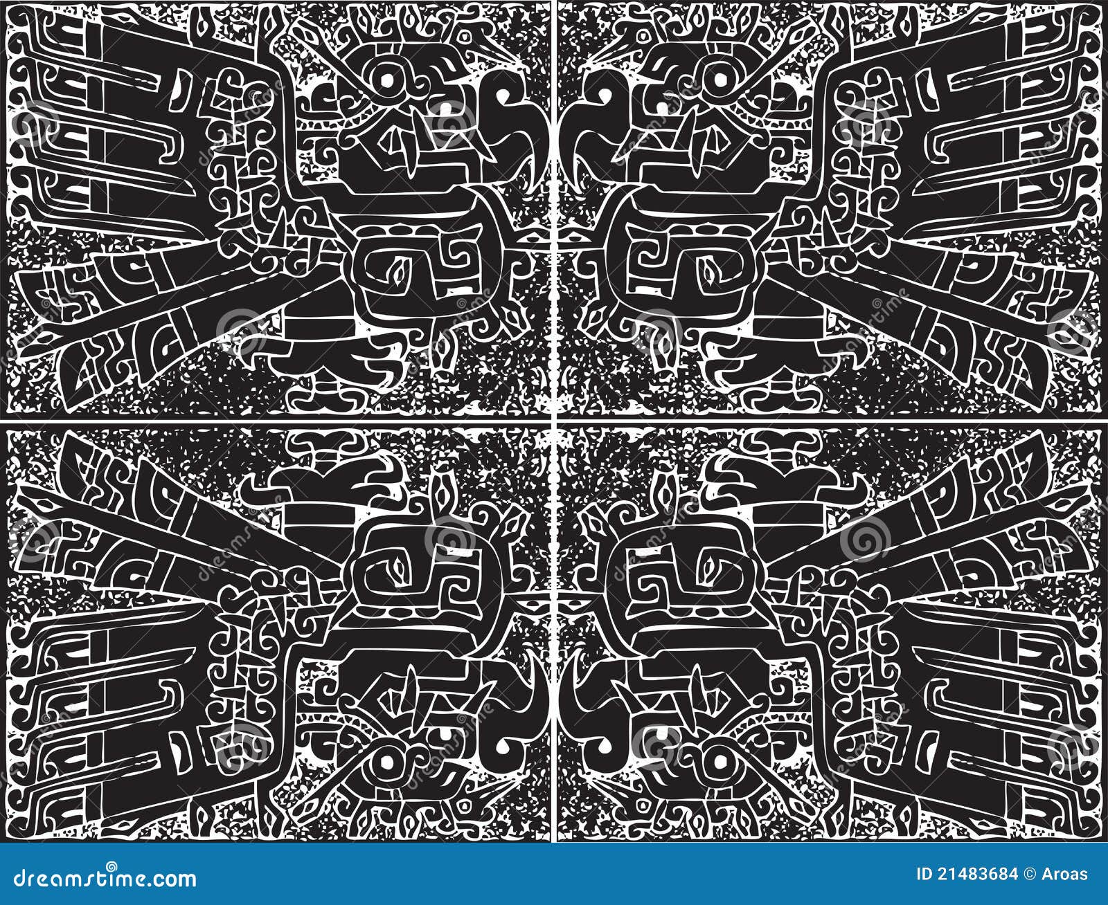 American culture pattern stock vector. Illustration of inca - 21483684