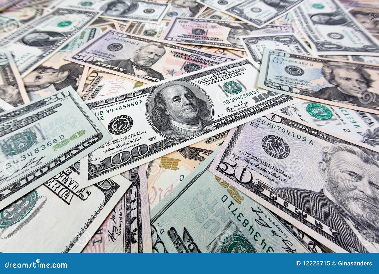 American Currency stock image. Image of space, singles - 12223715