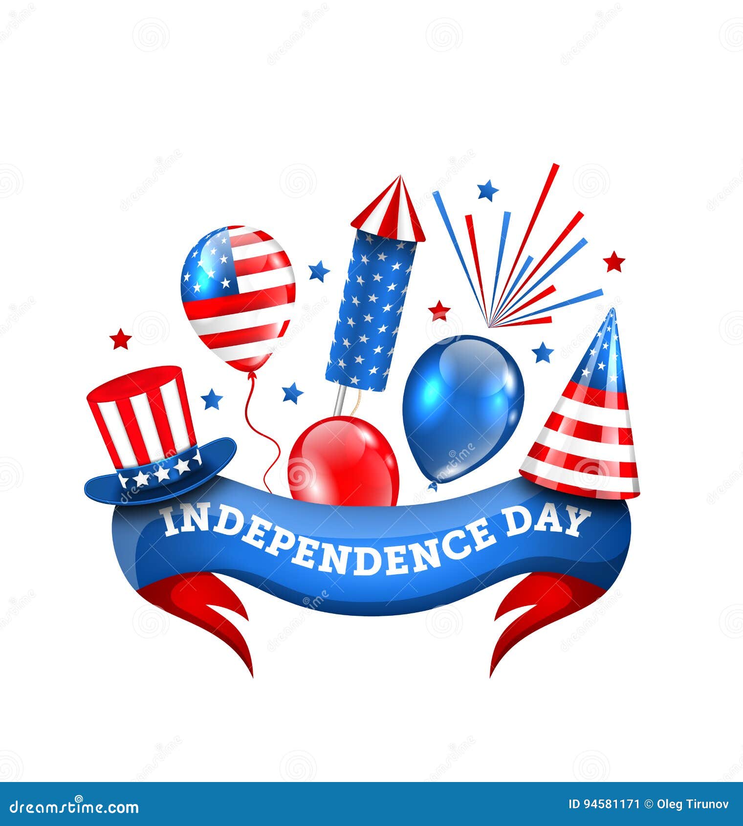 American Decoration for Independence Day, Traditional Symbols and ...