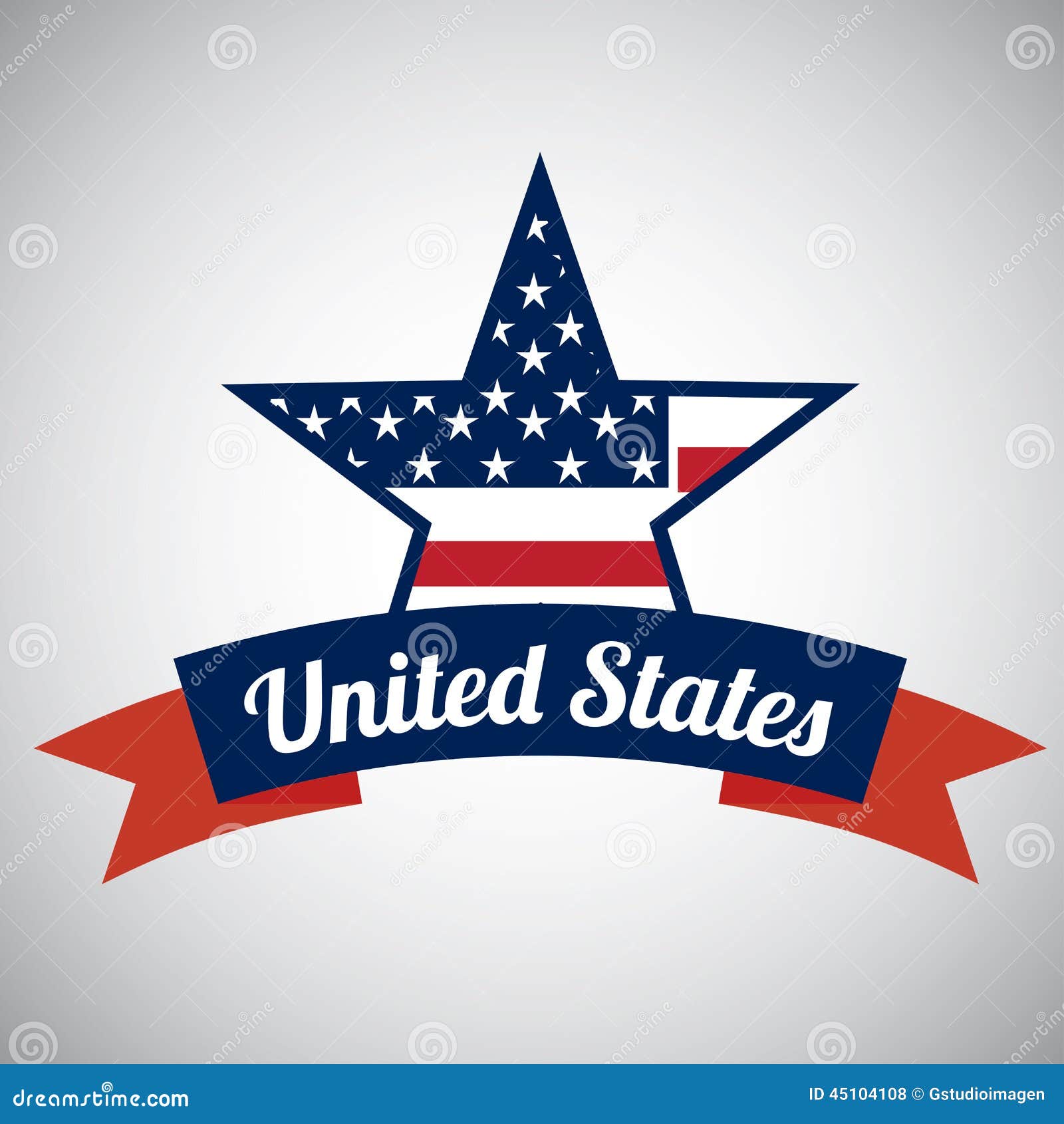 American design stock vector. Illustration of banner - 45104108