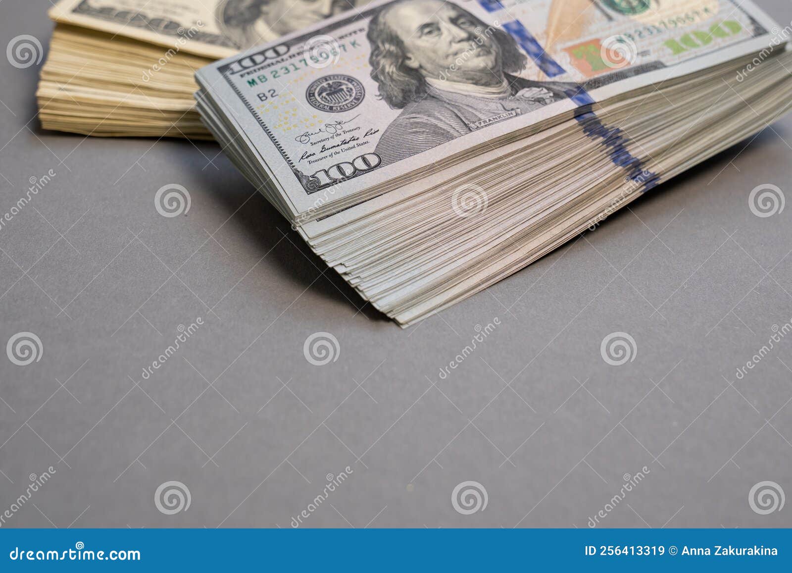 American Dollar Banknotes Stack, Old Banknotes Vs New, Pack of Money ...