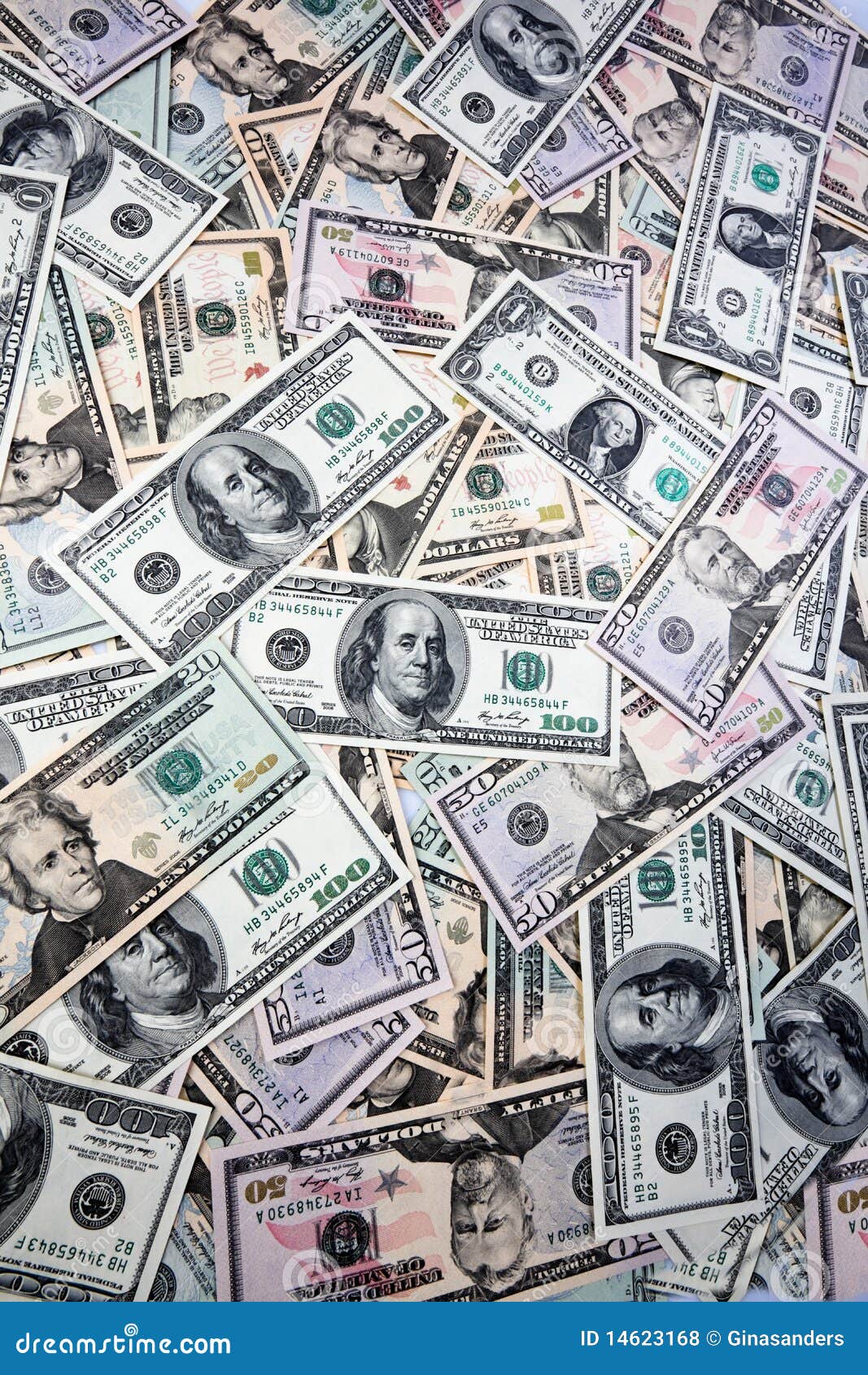 American Dollar bills stock photo. Image of banknote - 14623168