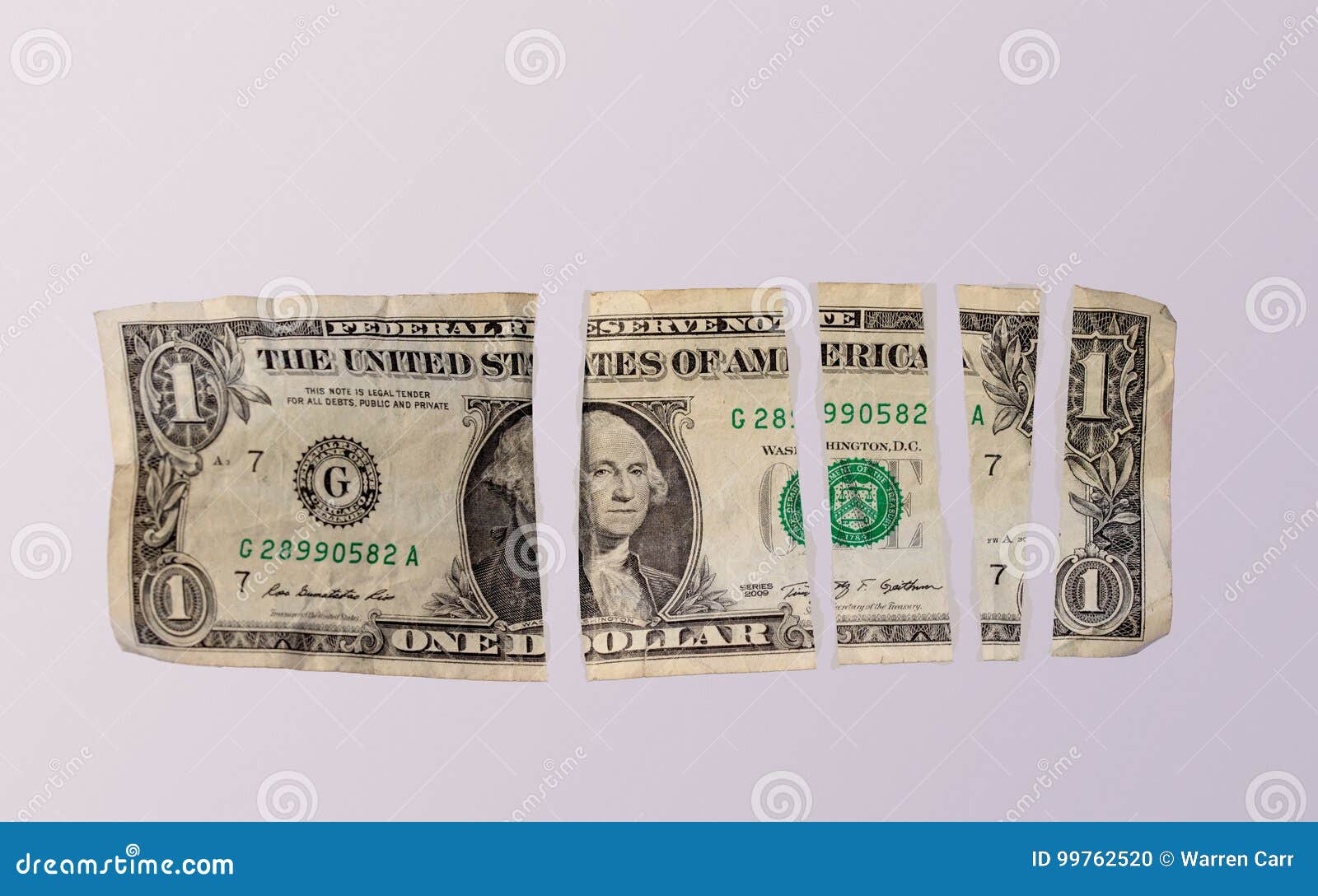 American Dollar Graph Chart Stock Photo - Image of five, currency: 99762520