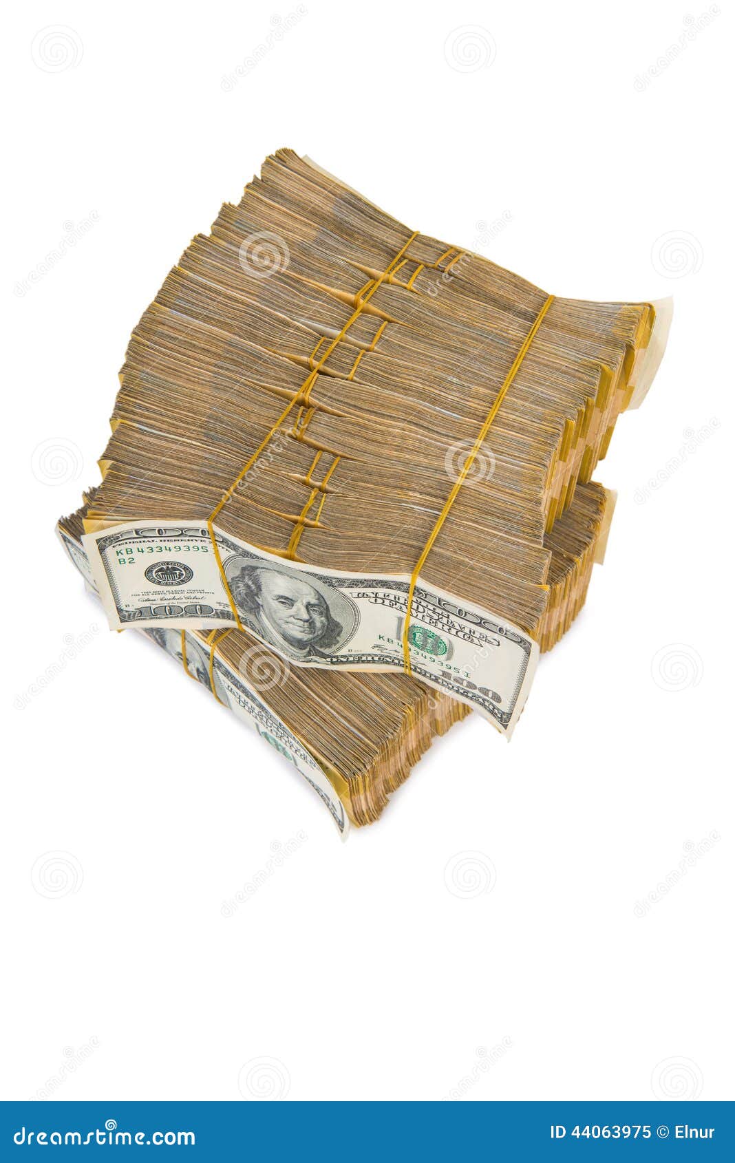 American dollar stack stock image. Image of investment - 44063975