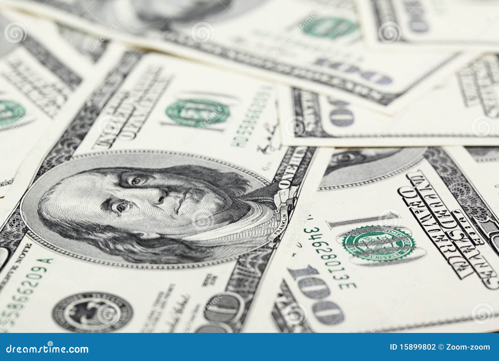 American dollars banknotes stock photo. Image of close - 15899802