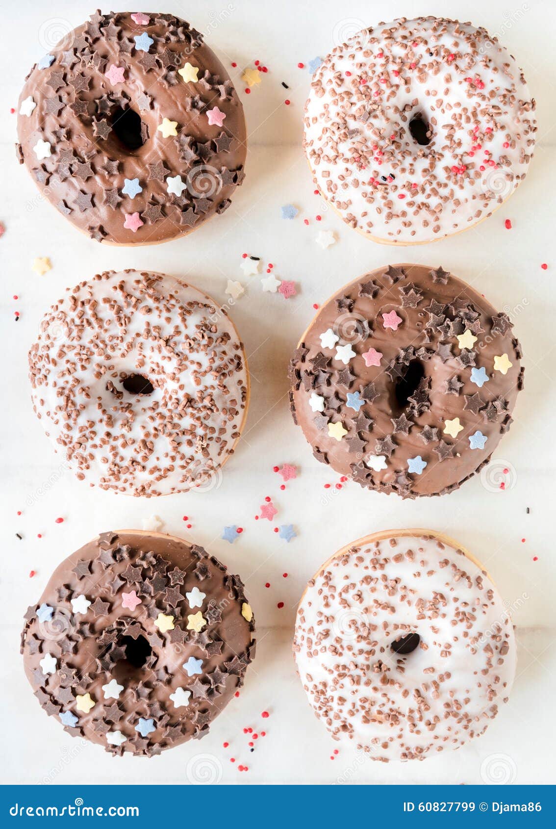 American donuts stock image. Image of icing, stuffed - 60827799