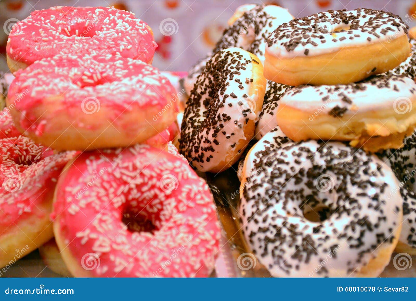 American donuts stock photo. Image of break, cinnamon - 60010078