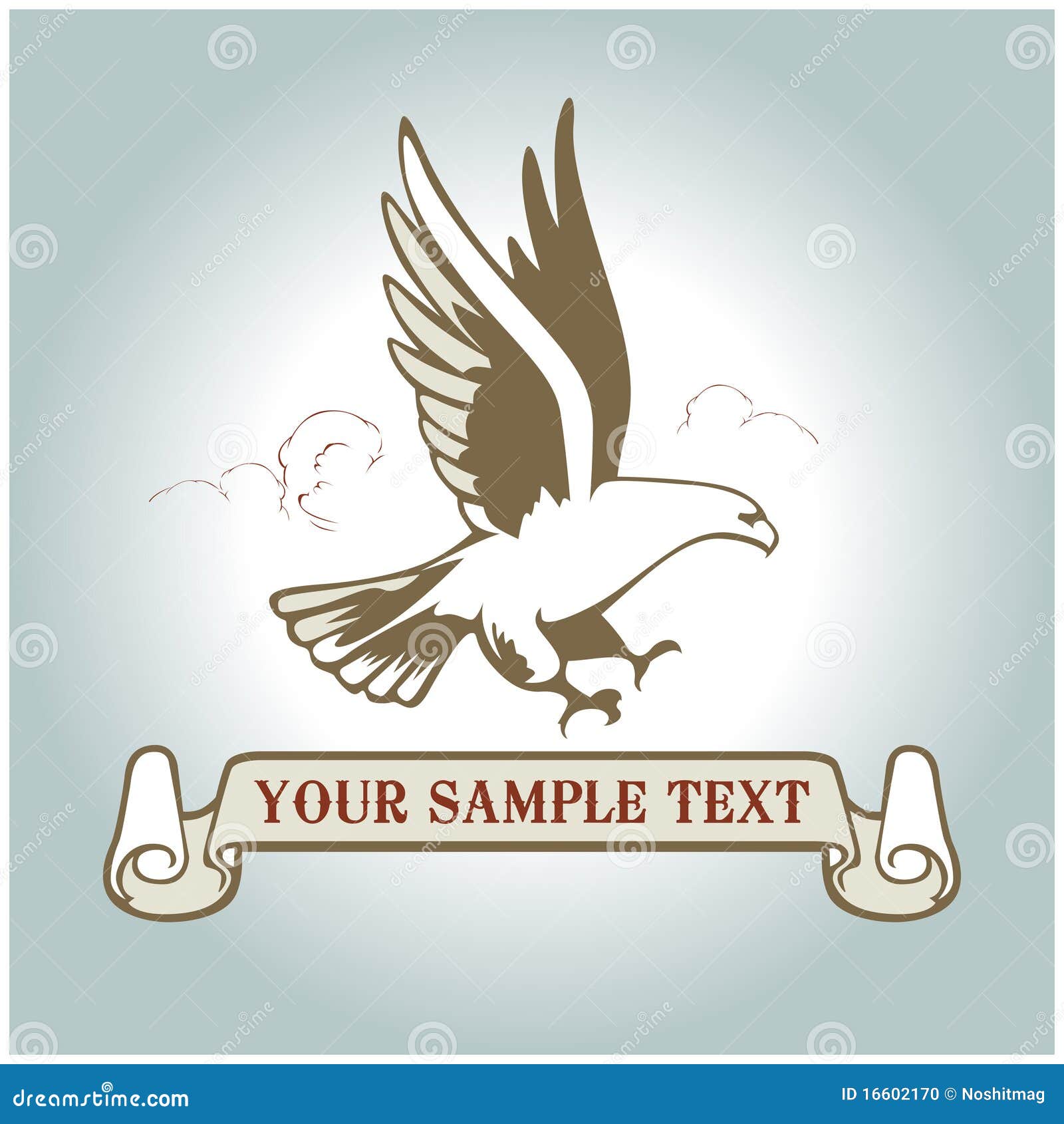 American eagle label stock vector. Illustration of states - 16602170