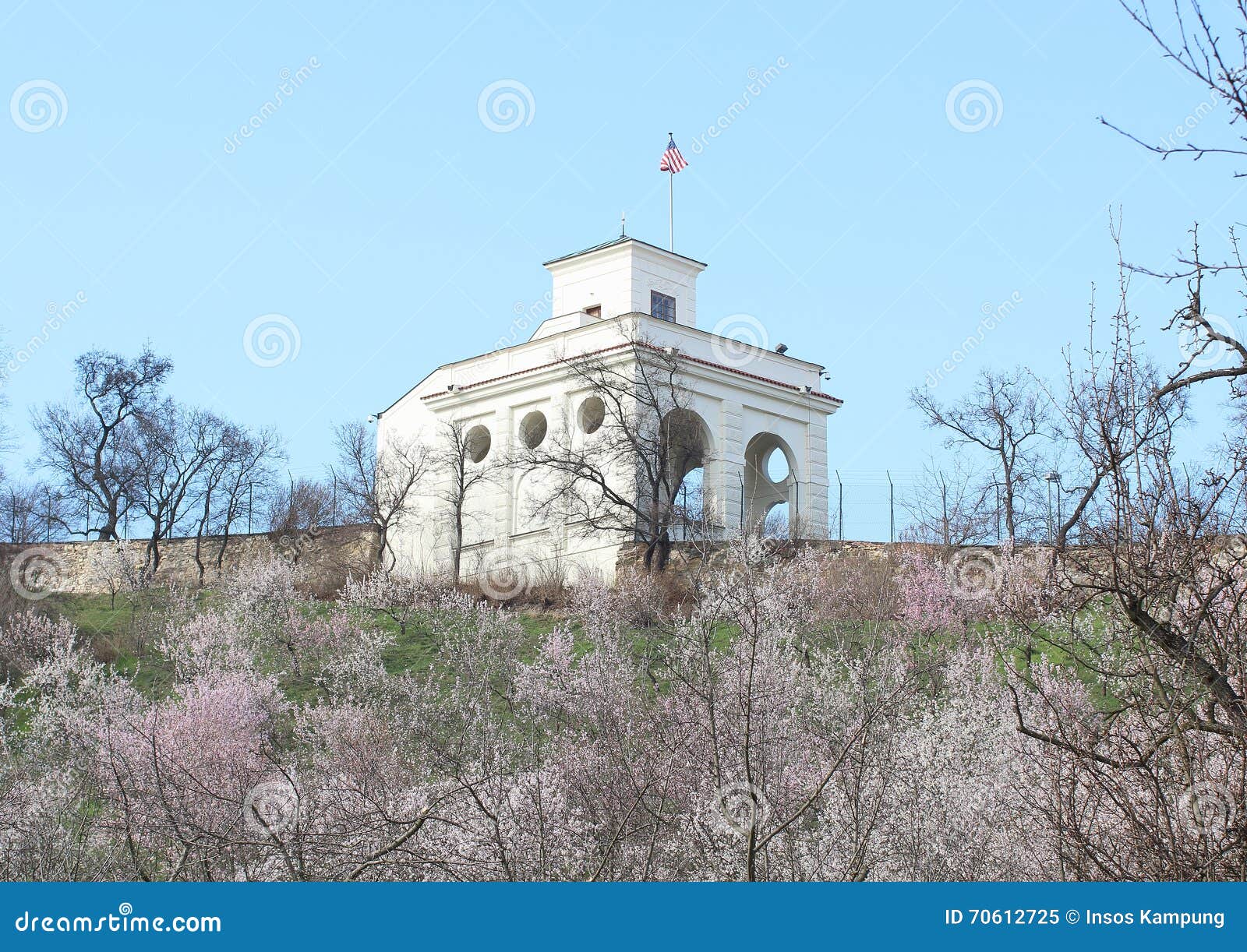 The American Embassy in Prague Stock Image - Image of palace ...