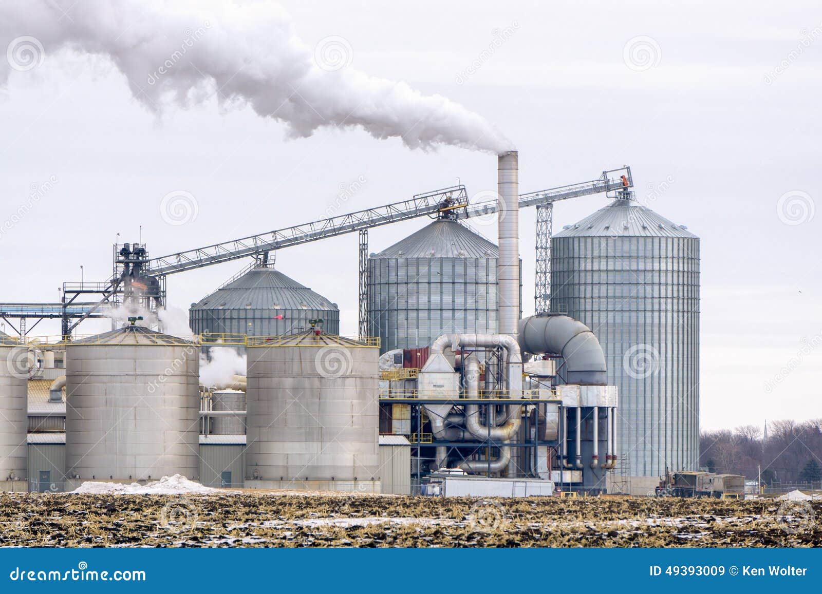 American Ethanol Refinery stock image. Image of industry - 49393009