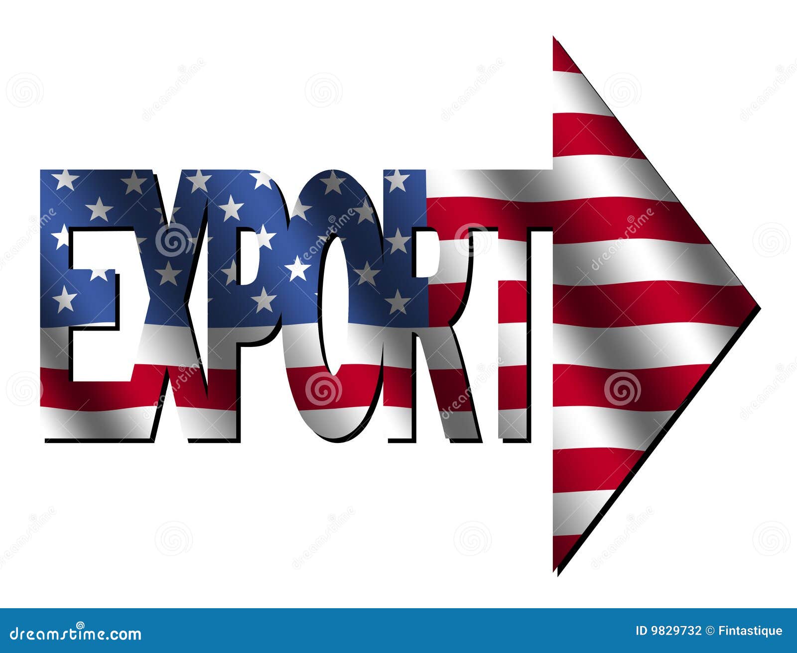American export stock illustration. Illustration of american - 9829732