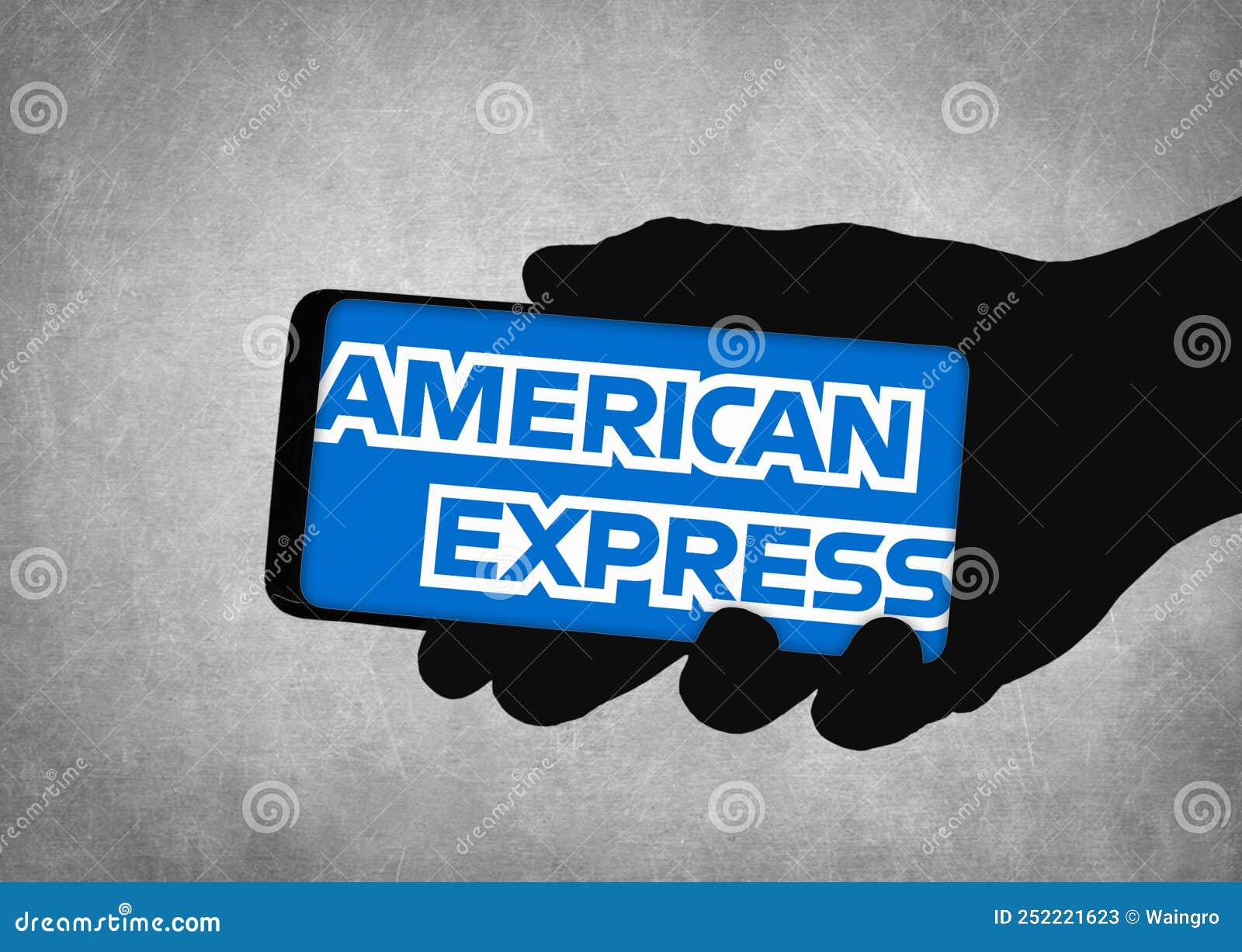 American Express Company Logo on Mobile Device Editorial Stock Photo ...