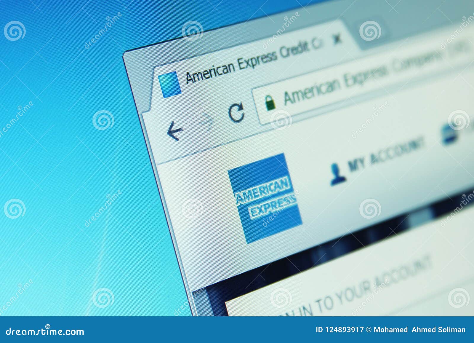 American express website editorial photography. Image of internet ...