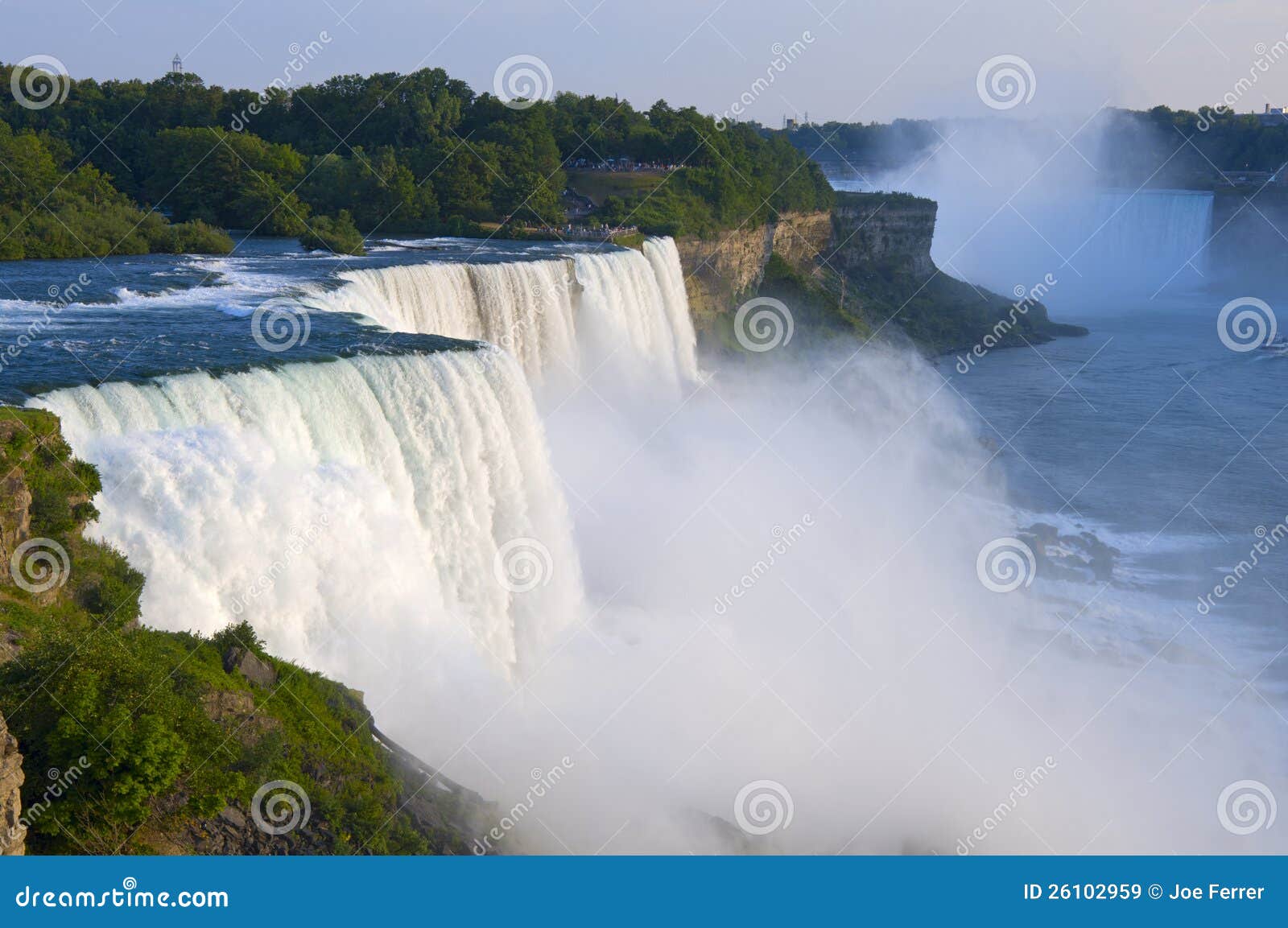 American Falls Overlook at Niagara Stock Image - Image of landscape ...