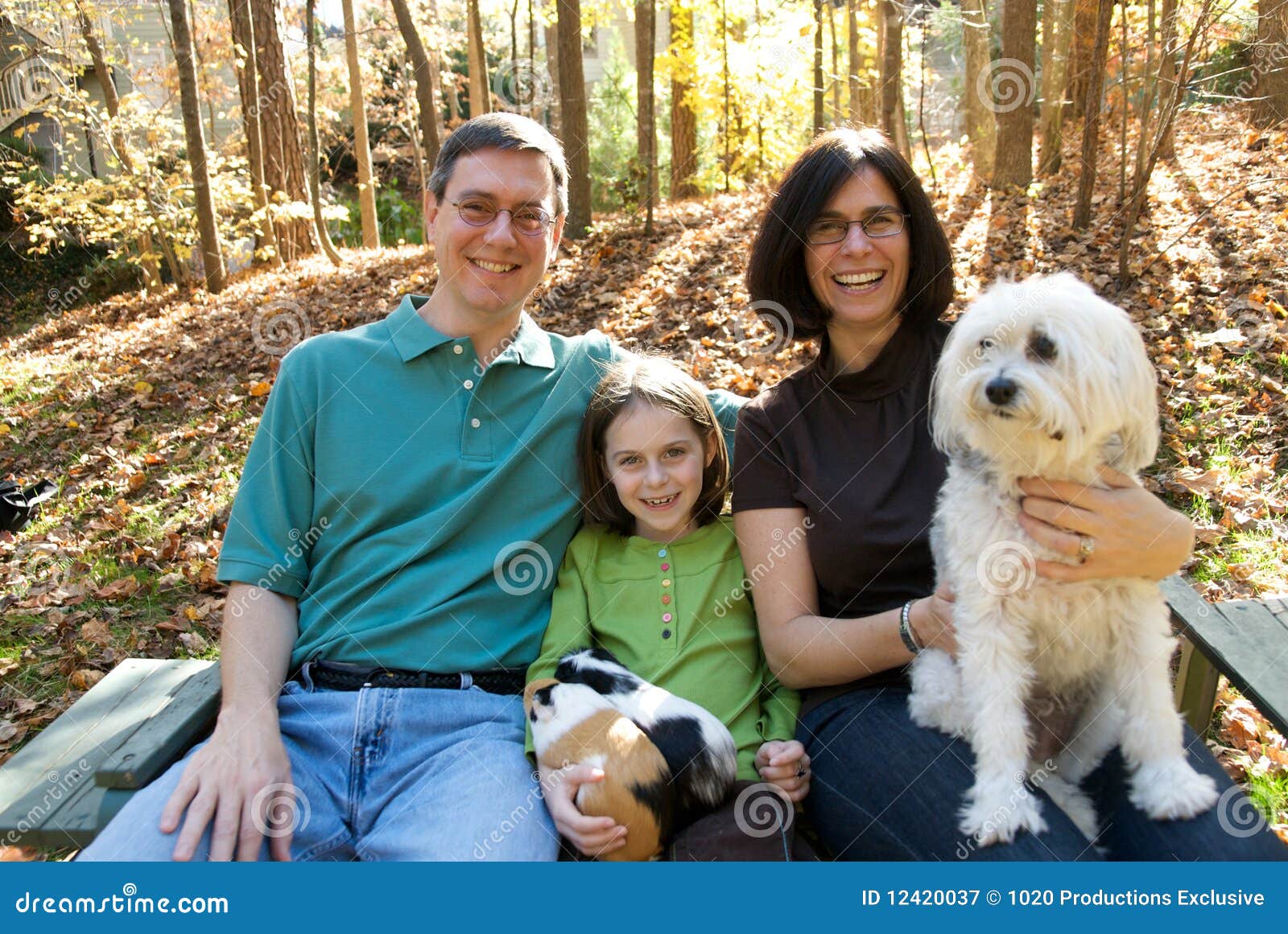 American Family stock image. Image of mother, pets, togetherness - 12420037