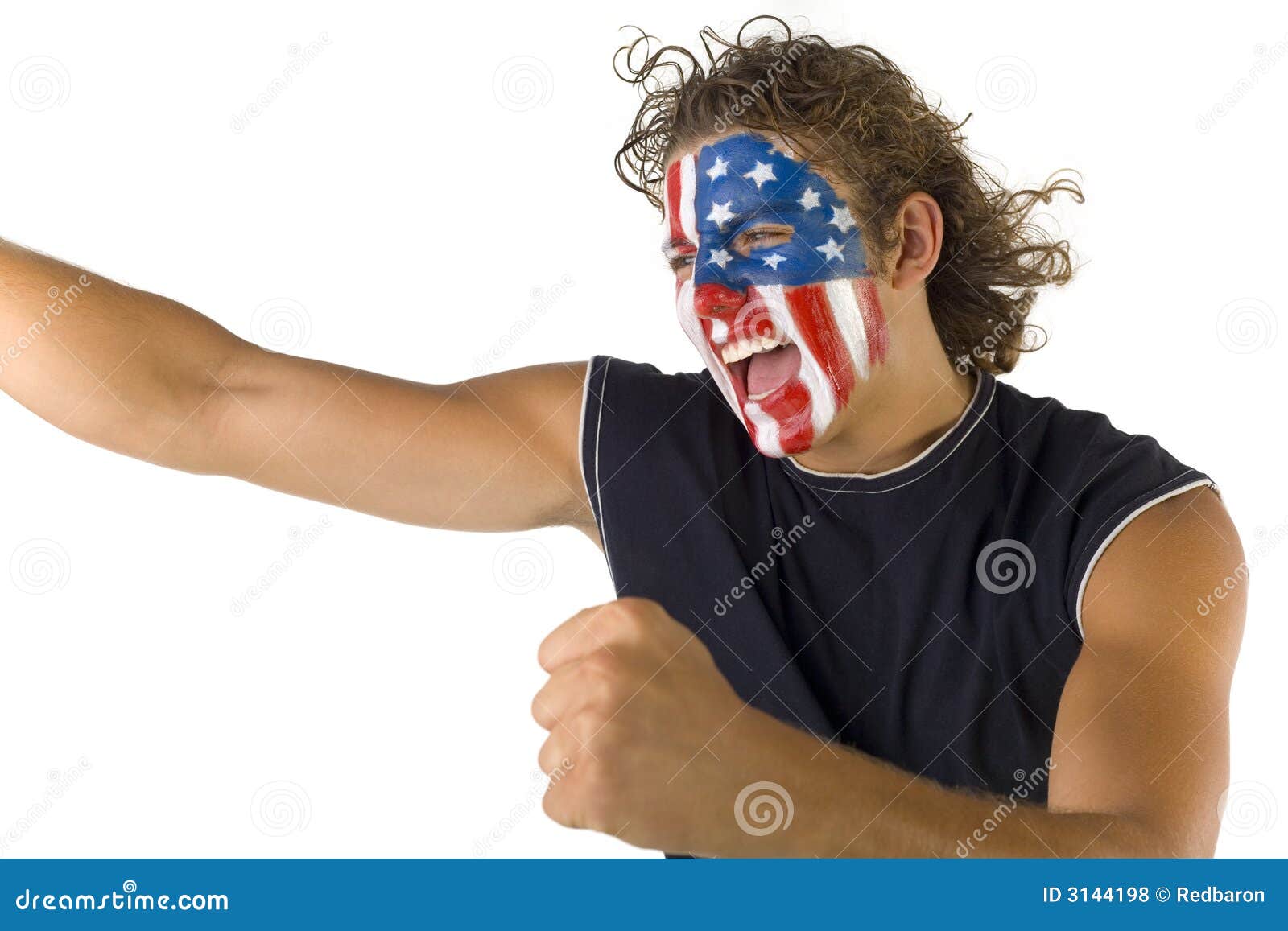 The American fan stock photo. Image of mask, patriotism - 3144198