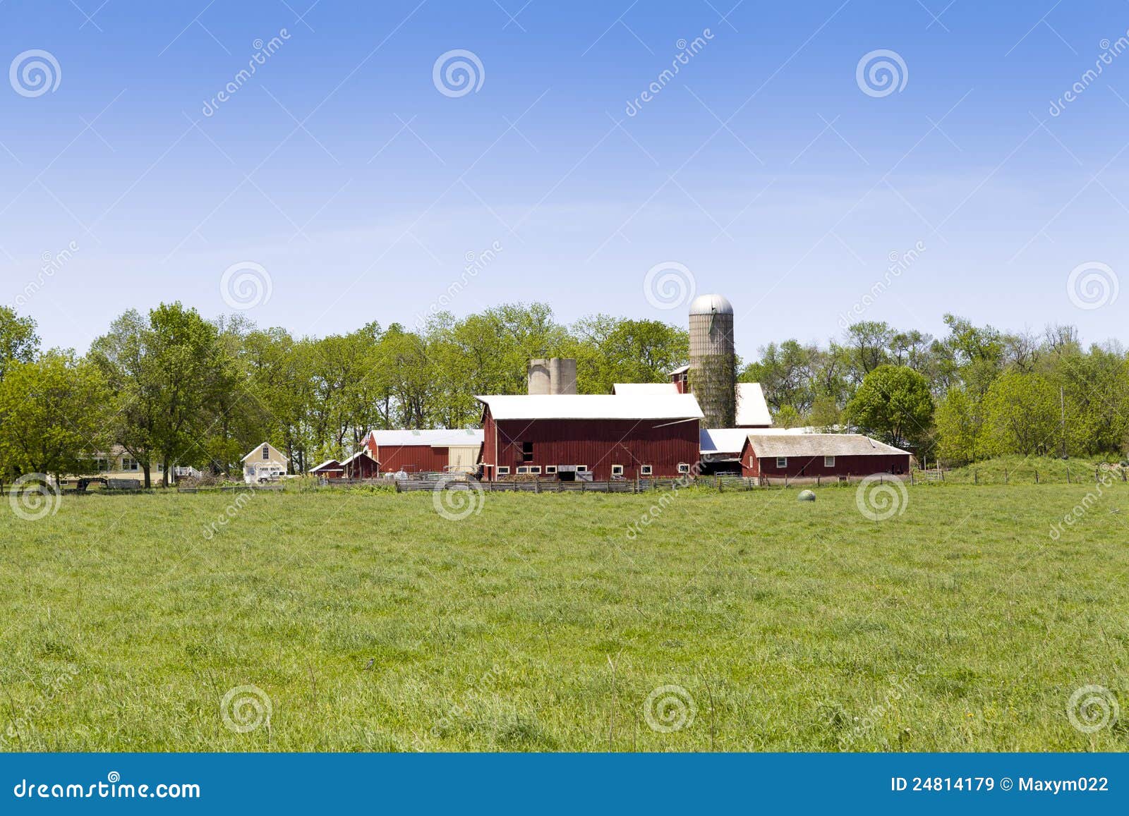 American Farm Royalty Free Stock Images - Image: 24814179