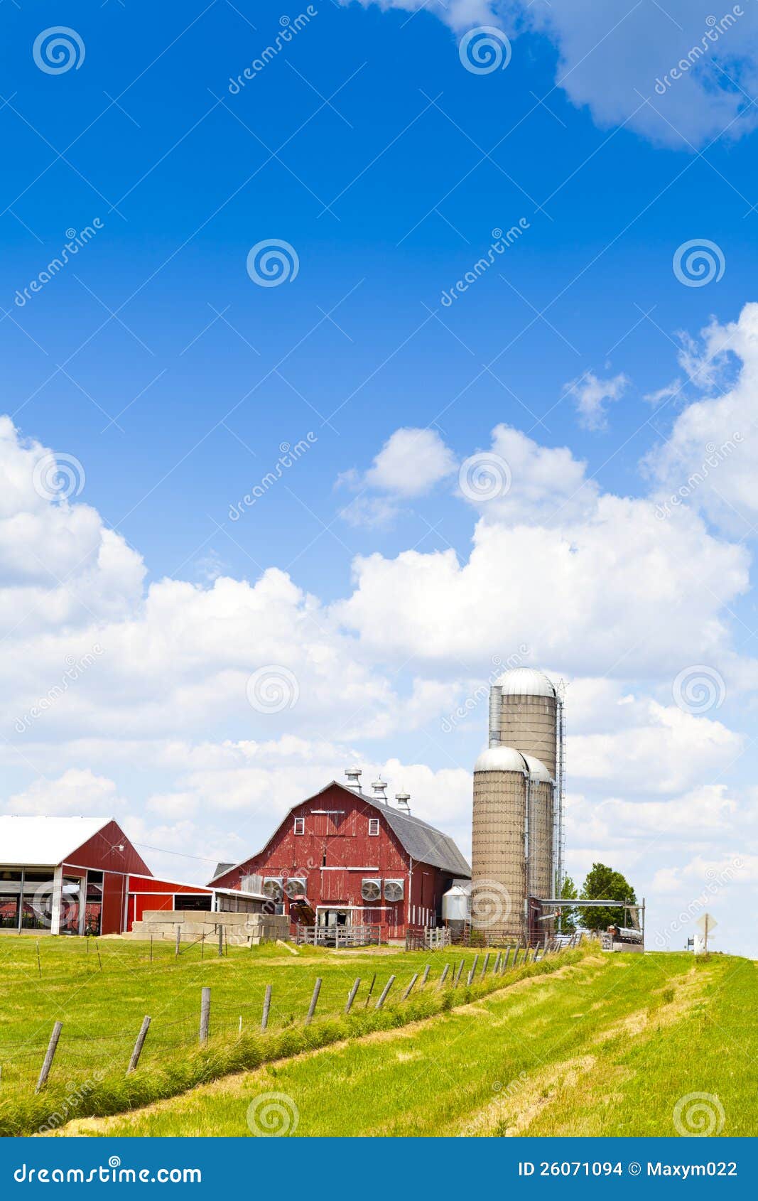 American Farm stock photo. Image of clean, countryside - 26071094