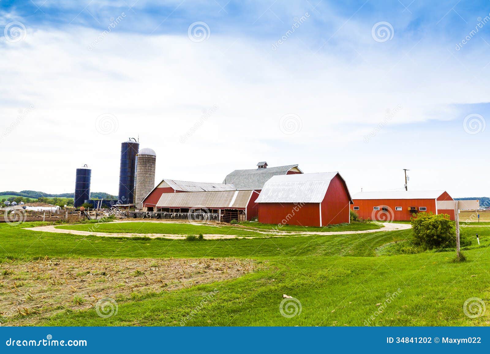 American Farmland stock photo. Image of land, corn, plants - 34841202
