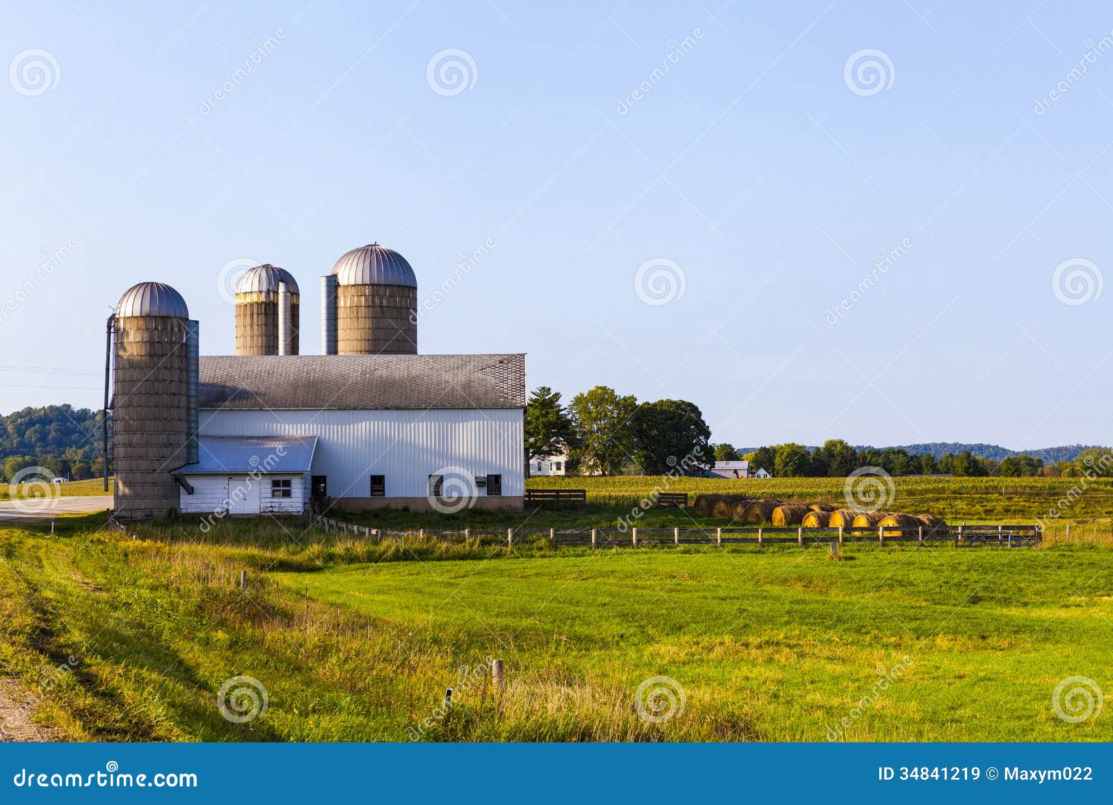 American Farmland stock image. Image of animals, american - 34841219
