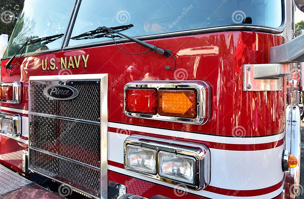 American fire engine editorial photo. Image of outdoor - 119403366