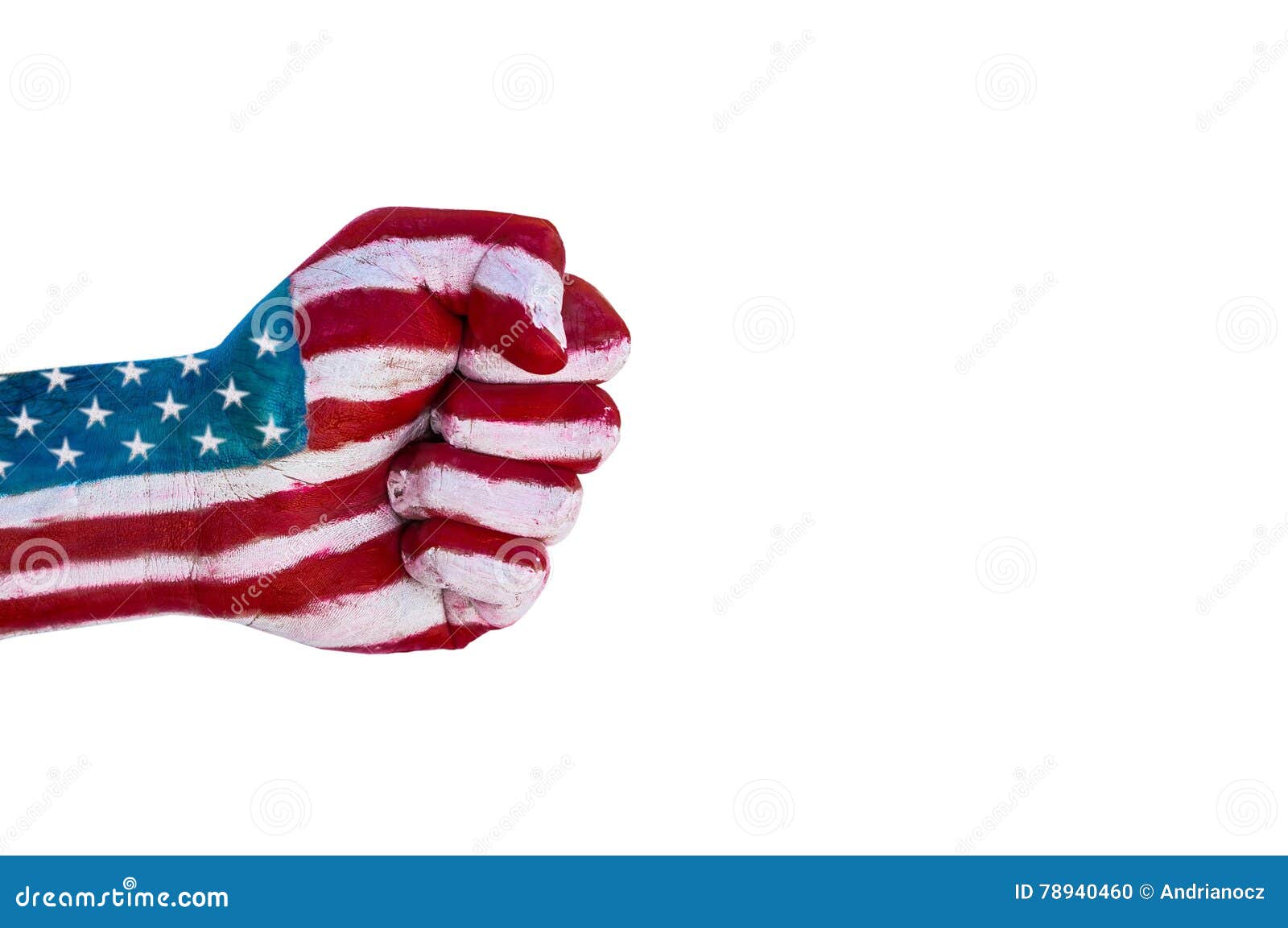 American fist stock photo. Image of strength, white, furious - 78940460