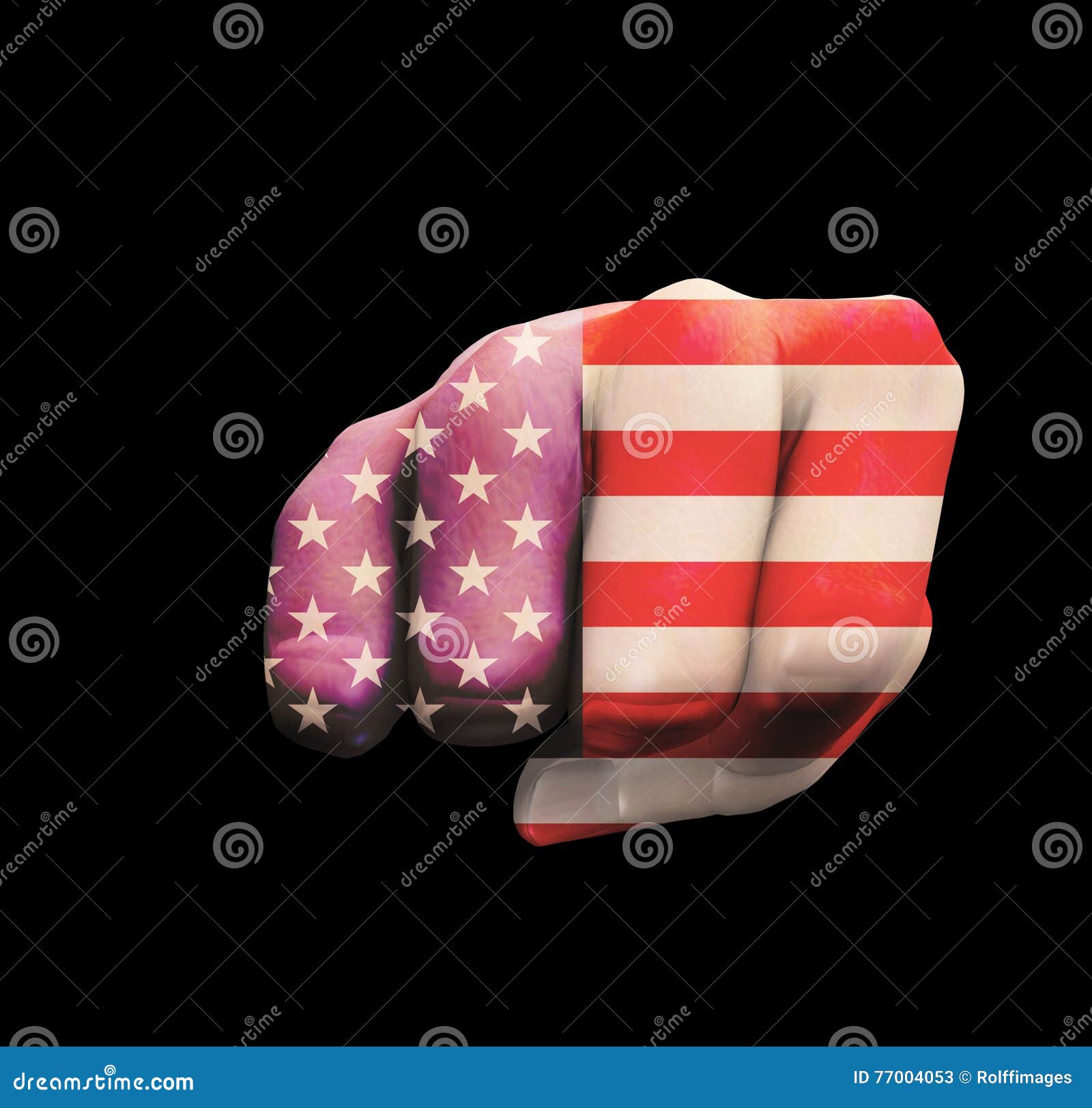 American Fist Punch Royalty-Free Stock Photography | CartoonDealer.com ...