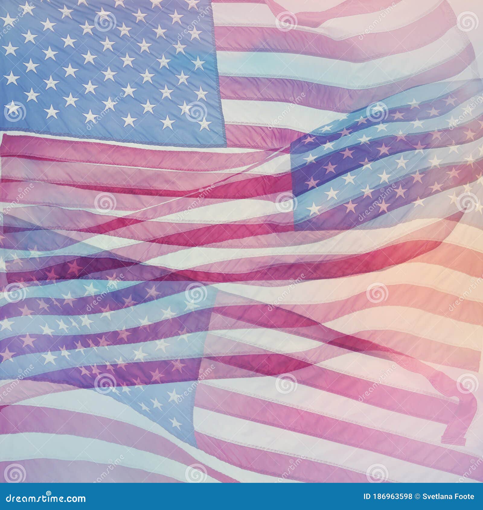American Flag Abstract Background Stock Photo - Image of soft, stripes ...
