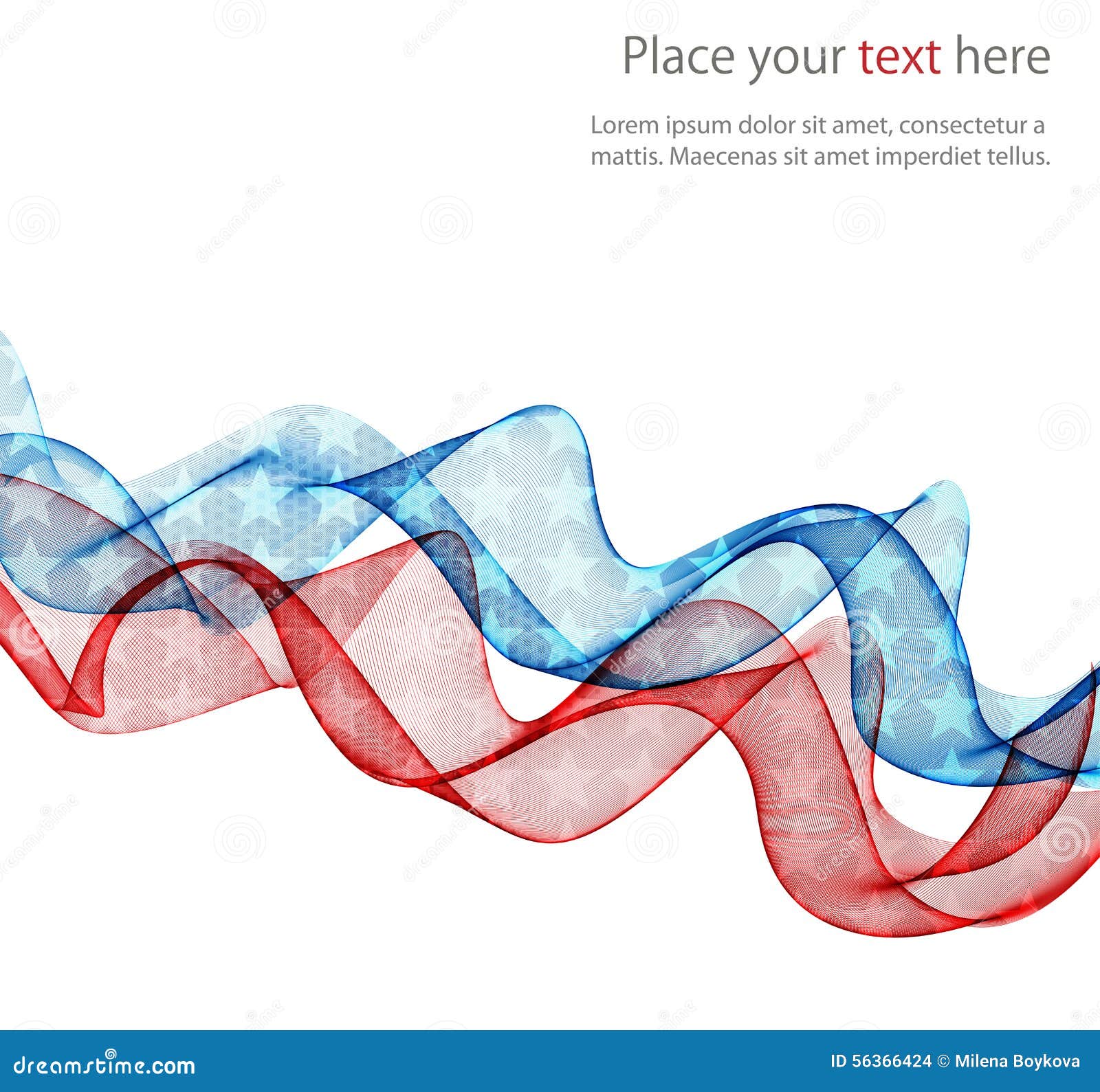 American Flag, Abstract Background of the Stock Vector - Illustration ...