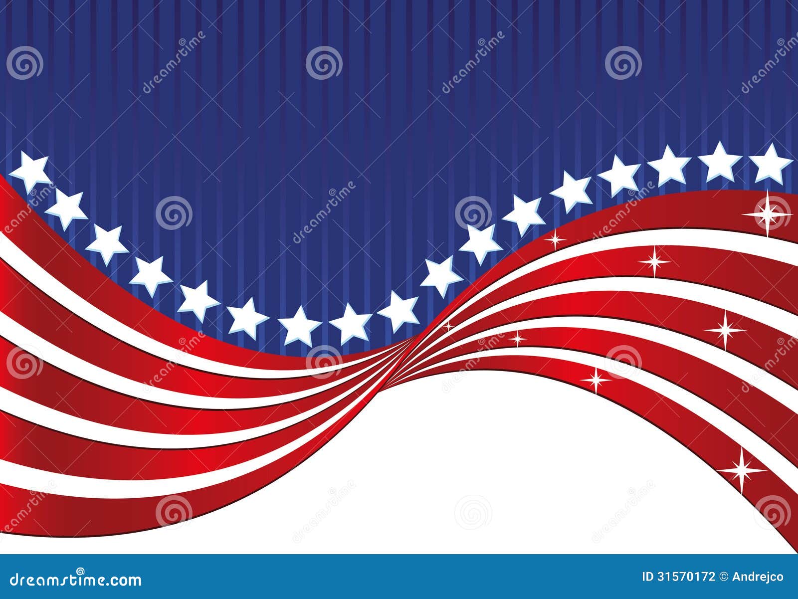 American Flag stock vector. Illustration of independence - 31570172
