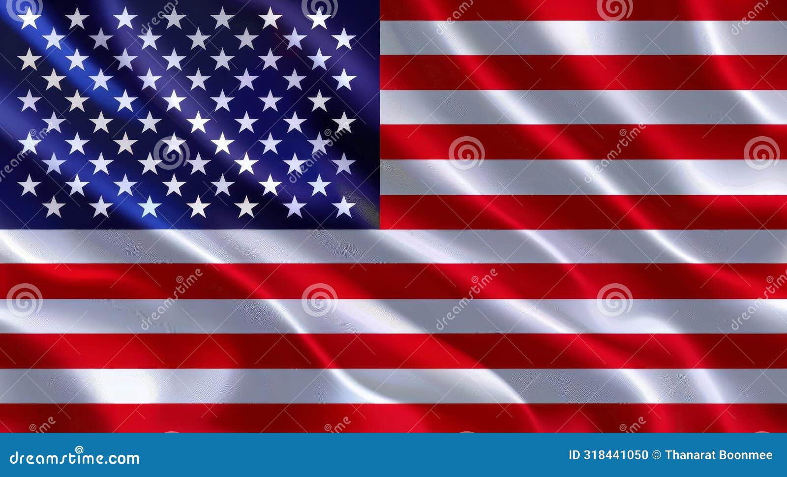An American Flag Backdrop with a Subtle Gradient Effect, Ai Generated ...