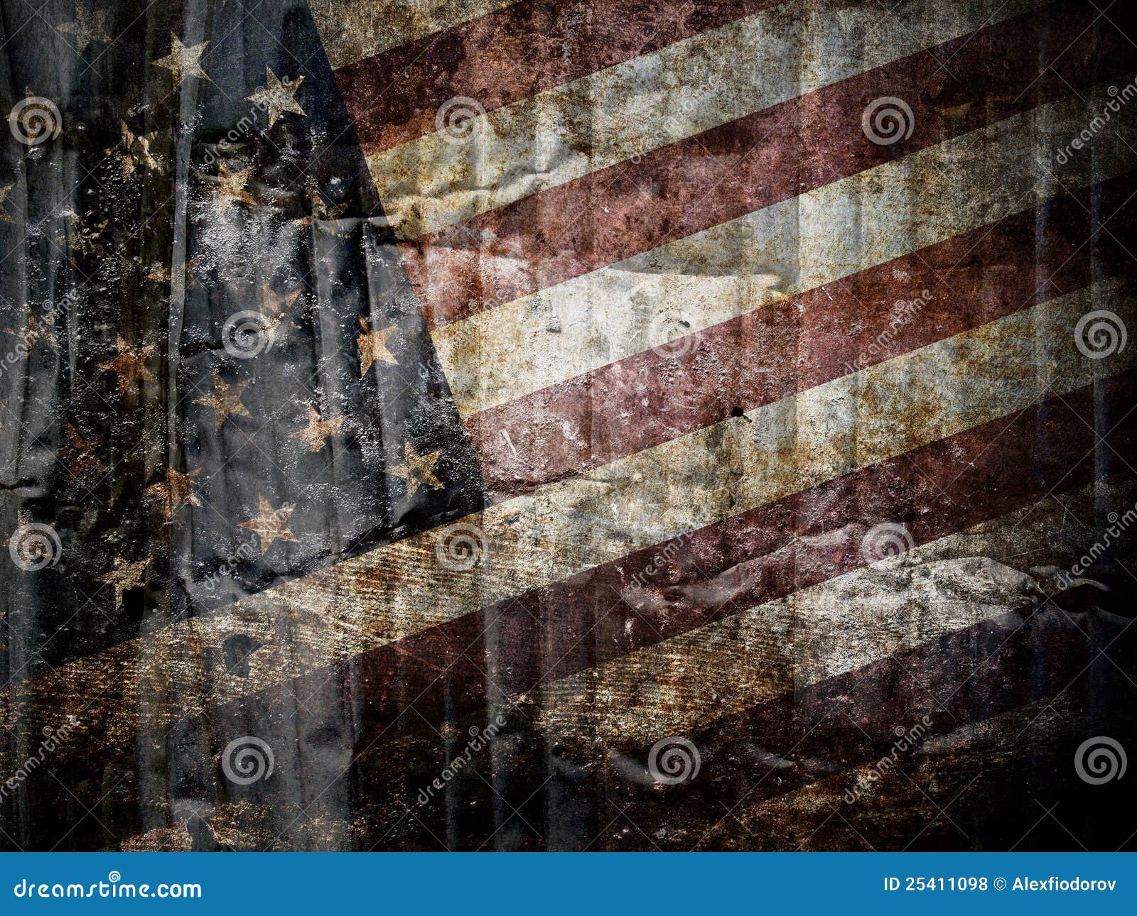 Faded American Flag Backgrounds
