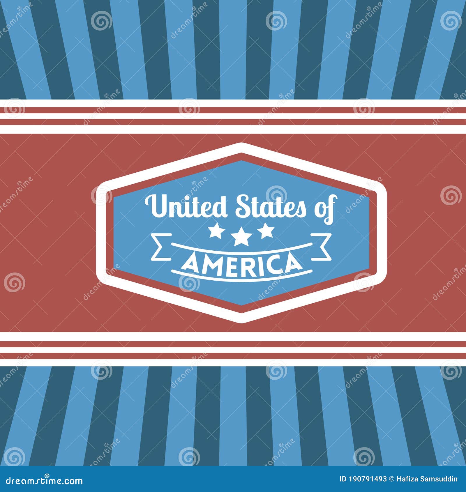 American Flag Background Designs. Vector Illustration Decorative Design ...